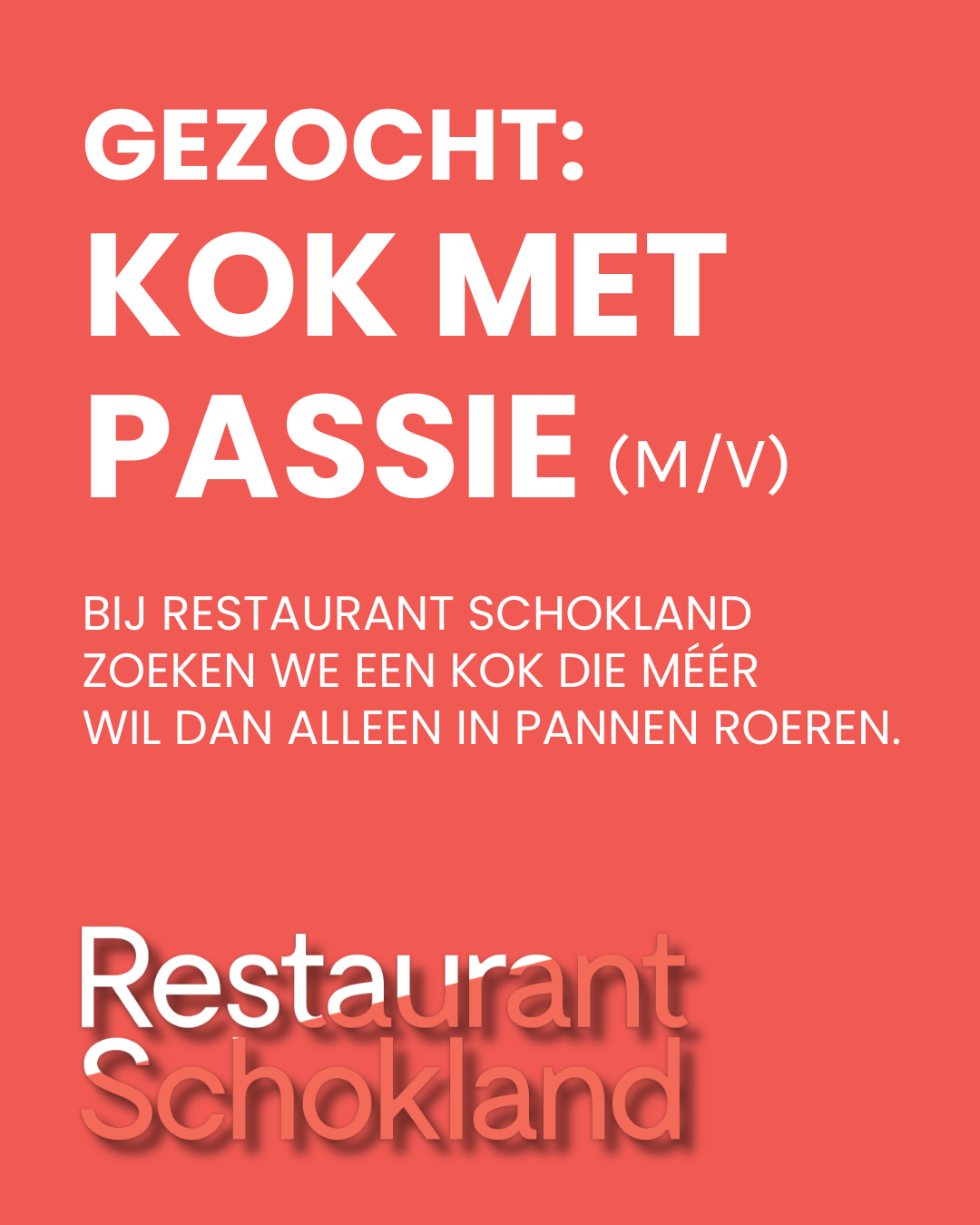 Vacatures - Restaurant Schokland